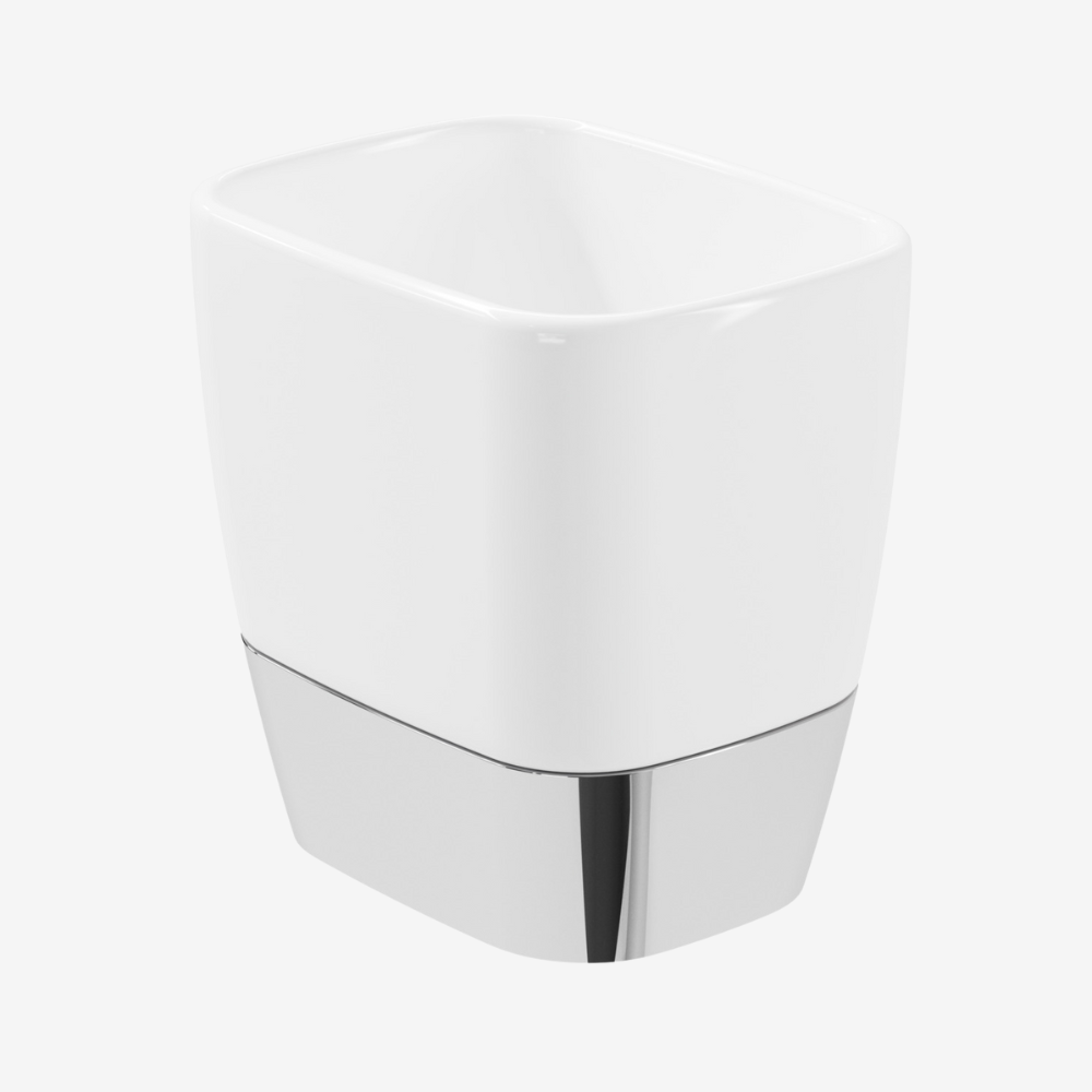 White - Glashalter Standmodell- MHB SANITÄR